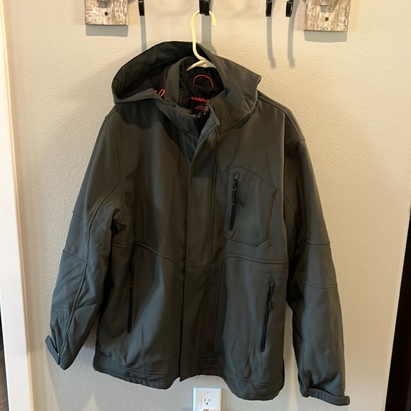 Hawke & Co | Jackets & Coats | Hawke Co Mens L Olive Green Full Zip ...